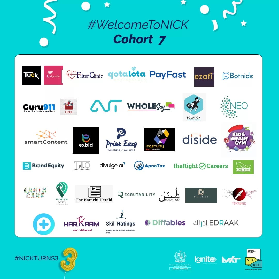 NIC Karachi selects 37 startups for its 7th cohort from over 400 ...